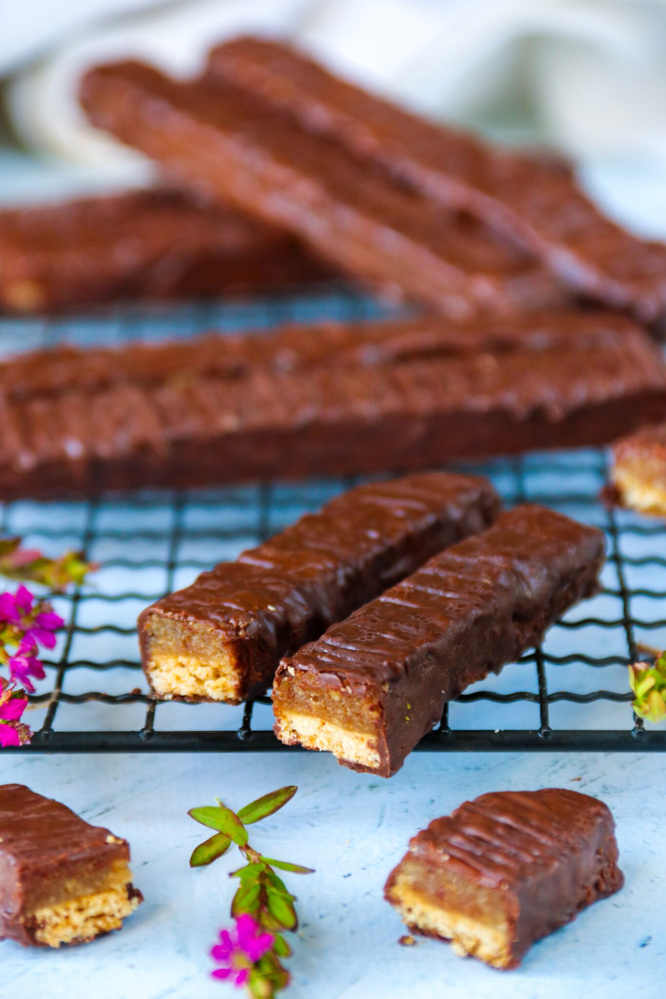 Recette de twix healthy sans sucre ni beurre - healthyfoodcreation