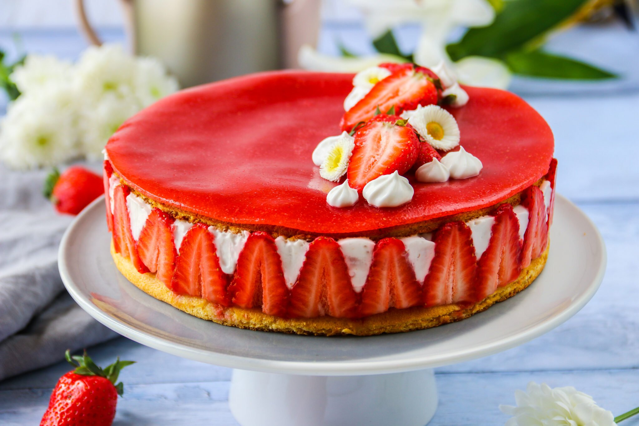 Fraisier facile et healthy - healthyfood_creation
