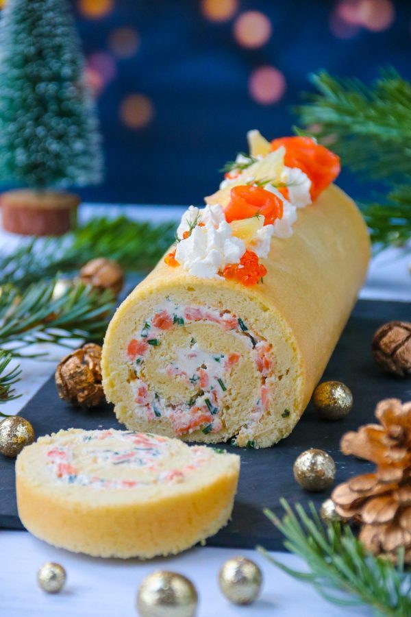 Bûche salée apéritive au saumon - healthyfood_creation