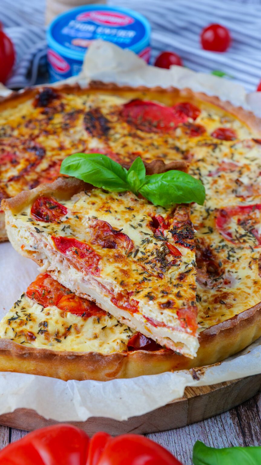 Quiche au thon, tomates et moutarde - healthyfood_creation