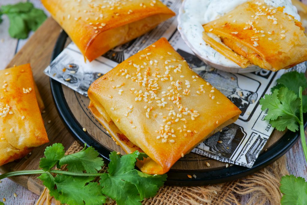 Brick à la patate douce, chèvre et sésame - healthyfood_creation