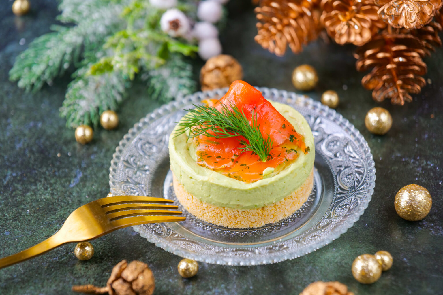 Mini cheese-cakes salés avocat et truite fumée - healthyfood_creation